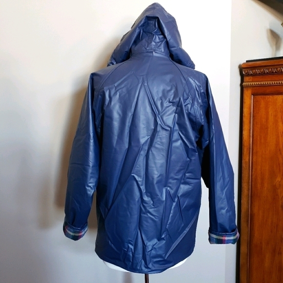Misty Harbor original | Jackets & Coats | Misty Harbor Original S Navy Hooded Rain Jacket | Poshmark